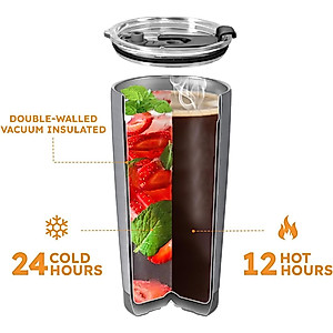 20oz American Viking Tumbler, Viking Gifts for Men, Norse Mythology Gifts, Coffee Thermos for Men, Stainless Steel Double Wall Vacuum Insulated Coffee Mug, Travel Cup with Lid