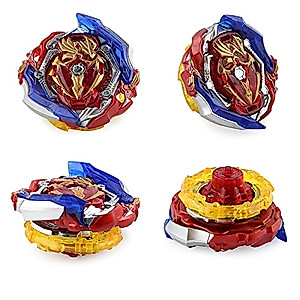 4 Pieces Burst Gyros Battling Top Battle Burst High Performance Set, Birthday Party Gift Idea Toys for Boys Kids Children Age 8+