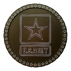 DipLidz Engraved Snuff lid US Army (Green, 5450-Grizzly-Hawken-Kodiak)