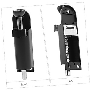 EXQUIMEUBLE Door and Window Latch Spring-Loaded Fence Bolt Lock Bolt for Gate Spring Pin Door Slide Bolt Gate Drop Bolt Barn Bolt Slide Barrel Bolt The Fence Zinc Alloy Fall to The Ground