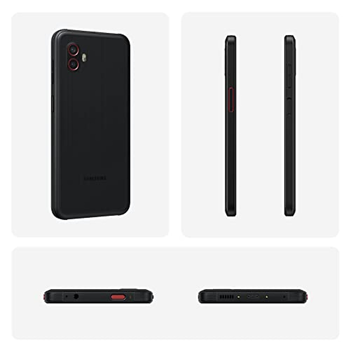 SAMSUNG Galaxy XCover6 Pro 5G | Rugged (IP68 Rated) Unlocked (Verizon, AT&T, T-Mobile, US Cellular) | Dual Sim (1 Nano + 1 eSIM) | 128GB | US Version (2022 Model) | Black (SM-G736UZKEXAA)