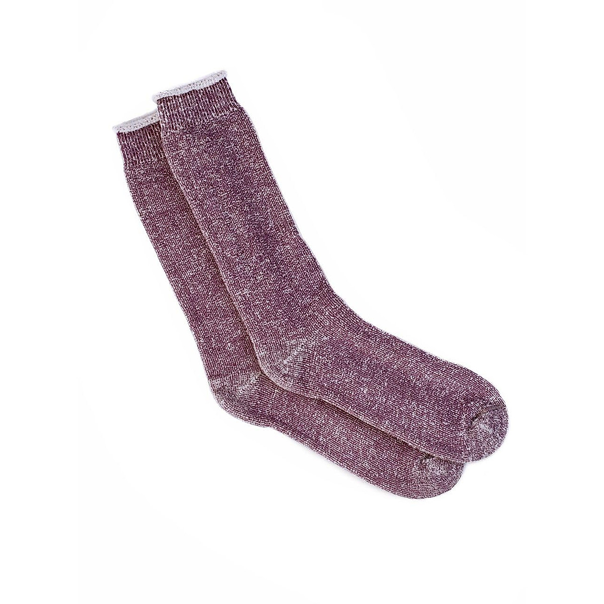 WARRIOR ALPACA SOCKS - Koze Kick Back Terry Lined Pure Alpaca Wool Socks For Men and Women (Large, Ultra Violet)