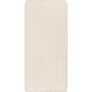 nuLOOM Casual Herringbone Anti Fatigue Kitchen or Laundry Room Comfort Mat, 2x3, Beige