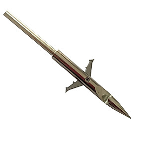 JIEXI HWYP Stainless Steel Slingshot Fishing Arrow Silver color Pack of 6