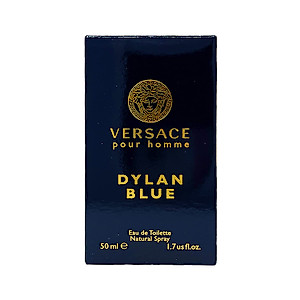 Versace Dylan Blue Eau De Toilette Spray for Men, 1.7 Ounce