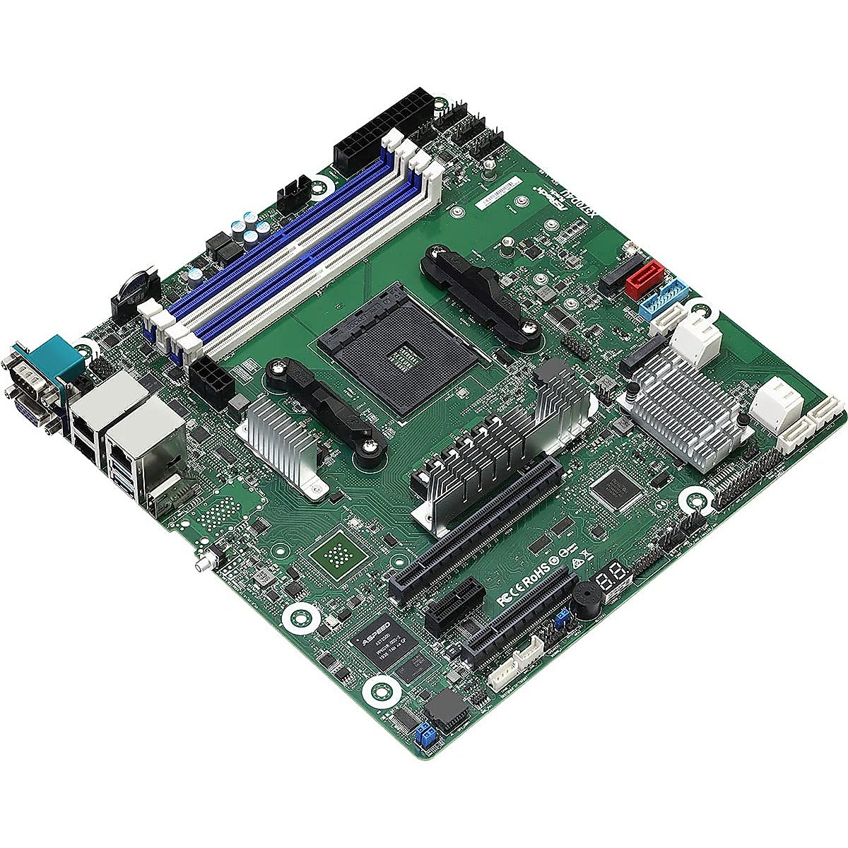 ASRock Rack X570D4U Socket AM4/ AMD X570/ DDR4/ SATA3&USB 3.2/ Micro-ATX Server Motherboard