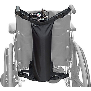 MHKGIOA Xygen Cylinder Bag - Oxygen Backpack Holder for Wheelchair & Walker - Portable Oxygen Tank Bag for D and E Cylinders Bottle