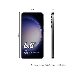 SAMSUNG Galaxy S23+ 5G SM-S916B/DS 512GB 8GB RAM, 50 MP Camera, Factory Unlocked – Phantom Black