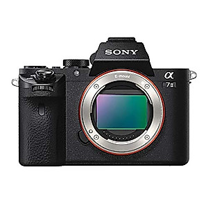 Sony Alpha a7II Mirrorless Digital Camera (Body Only) Bundle with FE 50mm f/1.8 Lens, Photo Software Suite, Memory Card Carrying Case, Battery (2-Pack) and Dual Charger for Sony NP-FW50 (6 Items)