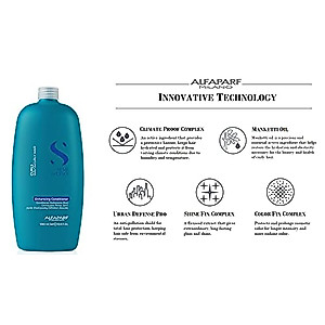 Alfaparf Milano Semi Di Lino Curls Enhancing Hair Conditioner - Color Safe Conditioner to Hydrate, Detangle & Nourish Wavy and Curly Hair - Vegan Conditioner for Frizz Control (33.8 oz / 1000 ml)