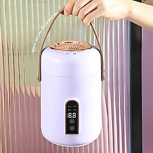 Zerodis Efficient Heating Mini Rice Cooker, Insulated Multifunction Soup Porridge Stewpot with Smart Reservation Function ()