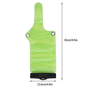 Portable Radio Waterproof Bag,2PCS Waterproof Radio Case -proof Sand-proof Environmentally-Friendly PVC Material Waterproof Bag for All Walkie Talkie