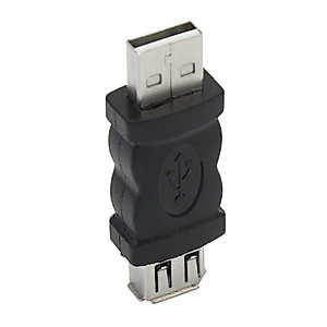 ANRANK AF201394AK USB 2.0 Type A Male to Firewire IEEE 1394 6 Pin Female Adaptor Convertor Plug