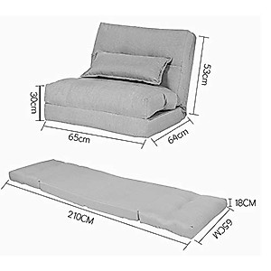 GYDJBD Sofa Tatami, Single Folding Computer Chair Floor Sofa Small Cushion Backrest Chair