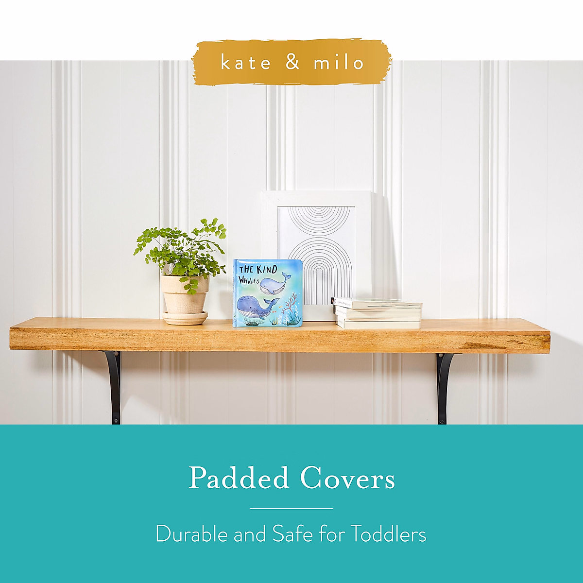 Kate & Milo The Kind Whales Board Book, Baby’s First Book About Kindness, Developmental and Learning Board Book for Babies and Toddlers Books, Gift for New and Expecting Parents, Ocean Animals