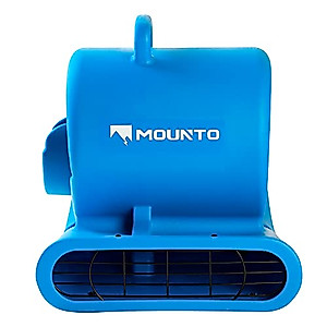 Mounto 3-Speed Air Mover Blower 1/3HP 2000+ CFM Flood Dryers with GFCI Dual Power outlet