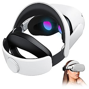 Head Strap for Oculus Quest 2, Meta Quest 2 Accessories Compatible with Quest 2, Replacement for Oculus Quest 2 Elite Strap,Adjustable Oculus Quest 2 Head Strap with Enhanced Support