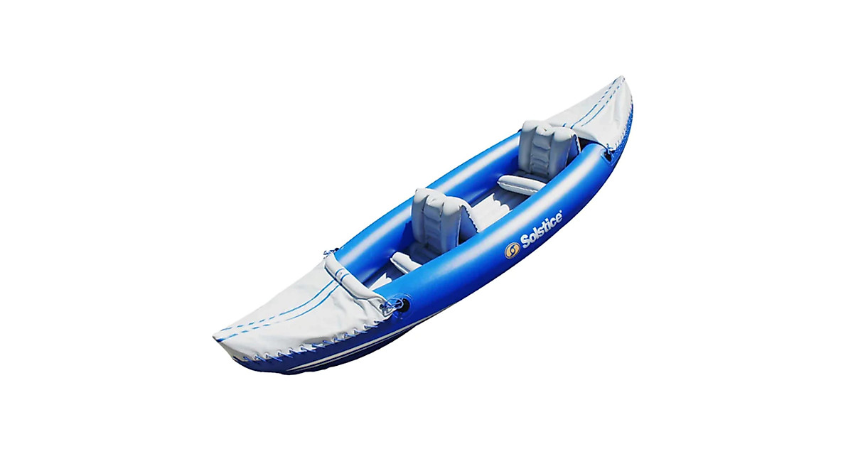 Solstice Rogue Inflatable Fishing Kayak for 1-2 Paddlers | Durable ...