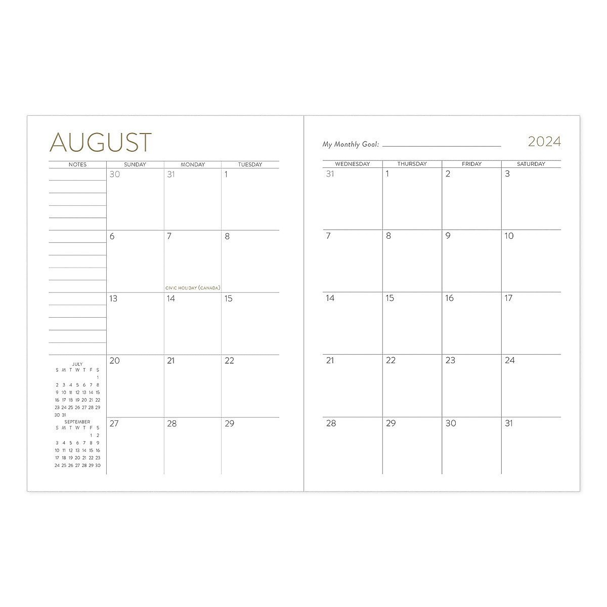 Legacy Walk The Faith Purple 8 x 6 Paper 2023-2024 Seeds of Grace Soft Cover Planner