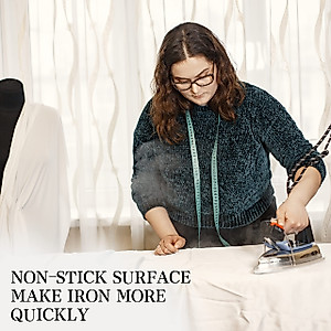 ZOES HOMEWARE Ironing Board Cover and Pad | 100% Cotton Cover with Padding Standard Size with Aluminum Coating | Heat-Reflective Ironing Board with Elastic Edges Set | 54"x15" Blue