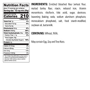 Krusteaz Light & Fluffy Buttermilk Complete Pancake and Waffle Mix, Just Add Water, 32-ounce Box