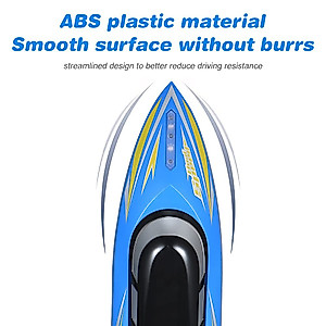 QIYHBVR RC Boats Remote Control Boat for Pools and Lakes 2.4 GHZ 20km/h RC Boats for Adults and Kids Fast RC Racing Boats for Kids and Adults Toys Gifts for Boys Girls