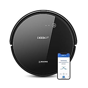 ECOVACS DEEBOT 661 Robot Vacuum, Black