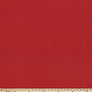 Pillow Perfect Monti Chino Solid Indoor/Outdoor Patio Chaise Lounge Cushion Plush Fiber Fill, Weather and Fade Resistant, 72.5" x 21", Red