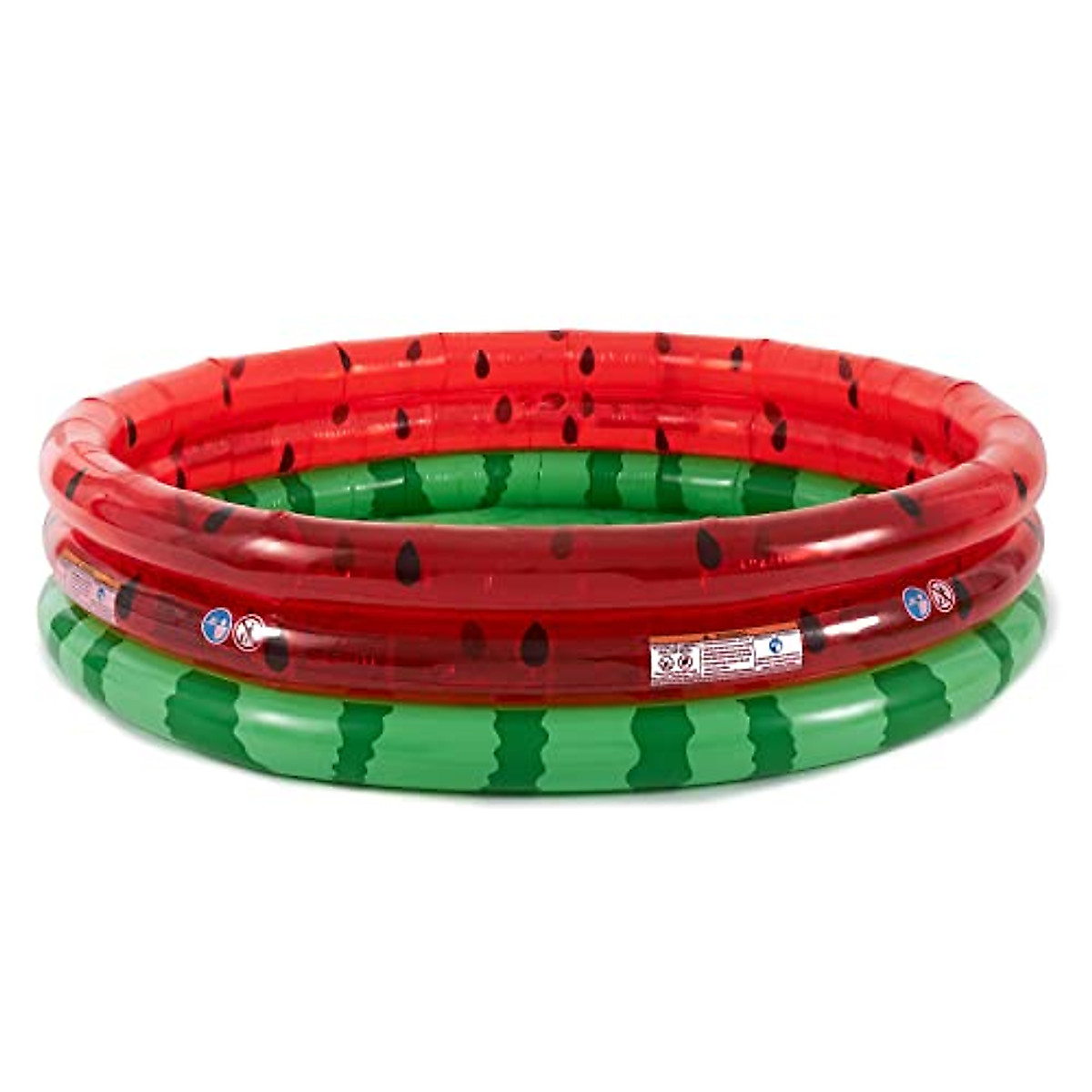 Intex 66-Inch Round Inflatable Outdoor Kids Swimming and Wading Watermelon Pool for Ages 2 and Up
