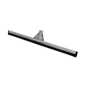 Rubbermaid Commercial Products, Heavy-Duty Floor Dual Squeegee for Concrete/Garage/Basement Floor and Commercial/Car Industry Environment, 30" L X 3.25" W x 5.5" H, Black (FG9C2900BLA)