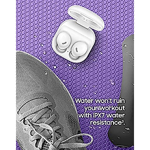 SAMSUNG Galaxy Buds Pro True Wireless Bluetooth Earbuds w/ Noise Cancelling, Charging Case, Quality Sound, Water Resistant, Long Battery Life, Touch Control, US Version, White