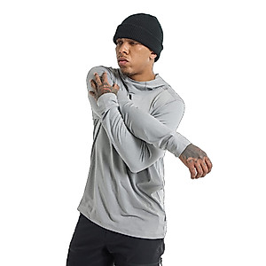 Burton Men's Standard Multipath Essential Tech Pullover Hoodie, Sharkskin Heather, Medium