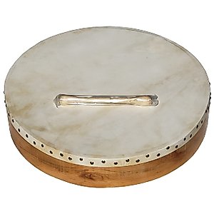 DEURA NATURAL BODHRAN DRUM Irish Celtic 18 Inch Free CASE and Tipper