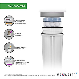 10" Standard Whole House Siliphos Anti-Scale Water Filter