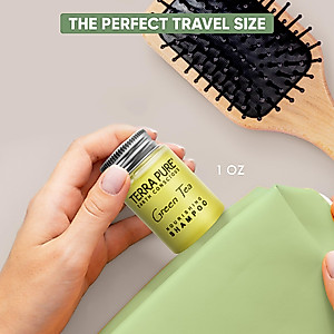 Terra Pure Shampoo, Travel Size Hotel Amenities, 1 oz. (Case of 20)