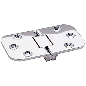 attwood Square End Hinge 2-Pin Flush ATTWOOD Corp 2-Pin Flush Stamped Stainless Steel
