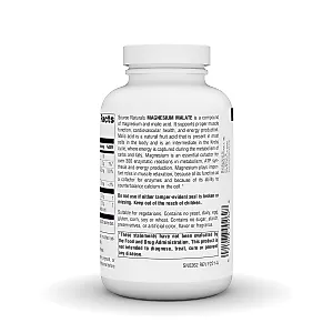 Source Naturals Magnesium Malate - 3750mg Per Serving - Essential Magnesium Malic Acid Supplement - 180 Tablets