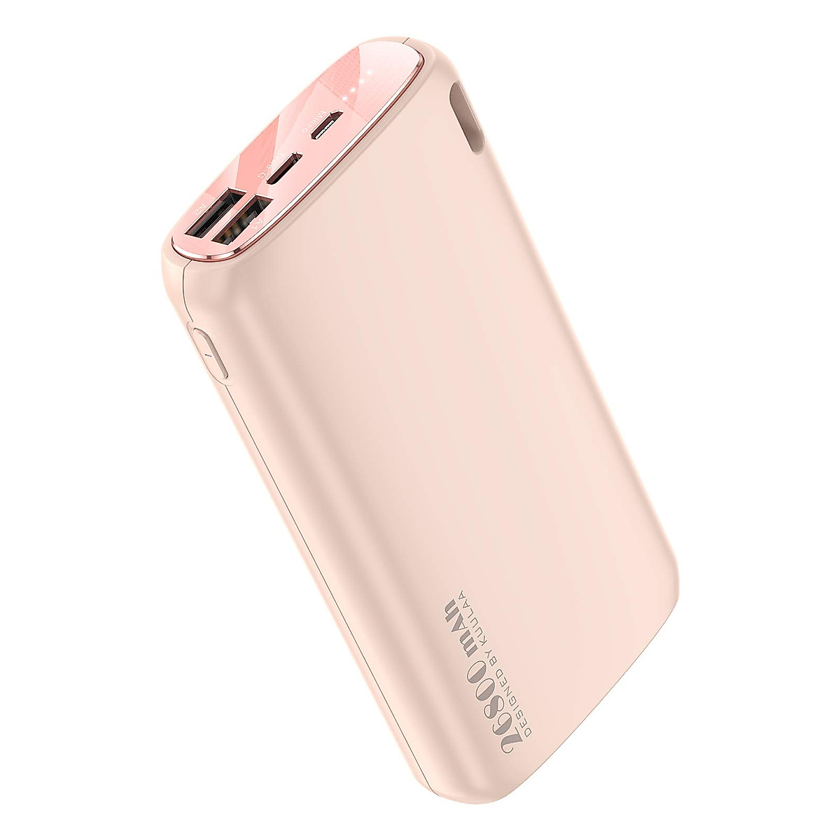 Kuulaa Portable Charger iPhone Power Bank 26800mAh Battery Pack Charger Portable Dual USB Output Portable Battery Charger Compatible with iPhone 15 14 13 12 11 Samsung S22 S21 Google iPad etc, Pink