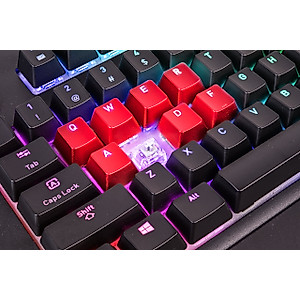 Thermaltake Tt Premium X1 RGB Smartphone Enabled Voice-Controlled AI 16.8 Million Color with 12 Lighting Effects Cherry MX Silver Switches Mechanical Gaming Keyboard KB‐TPX‐SSBRUS‐01 , Black
