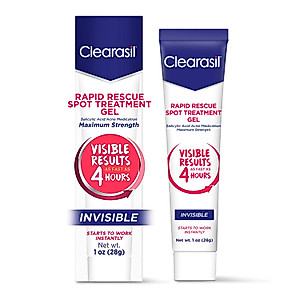 Clearasil Ultra Rapid Action Vanishing Acne Treatment Cream, 1 oz (Pack of 2)