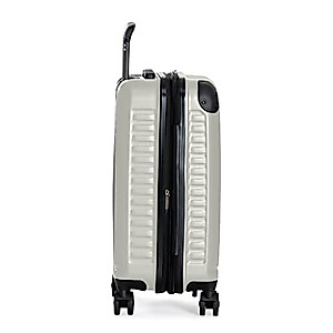 Ben Sherman Sunderland Spinner Travel Upright Luggage, Dover White, 20-Inch Carry On