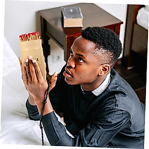 Gadpiparty 1 Set Chinese Fortune Sticks Kau Chim Sticks Chinese Fortune Telling Sticks with Bamboo Bucket and Book Buddhist Divination Props for Fortune Telling Games