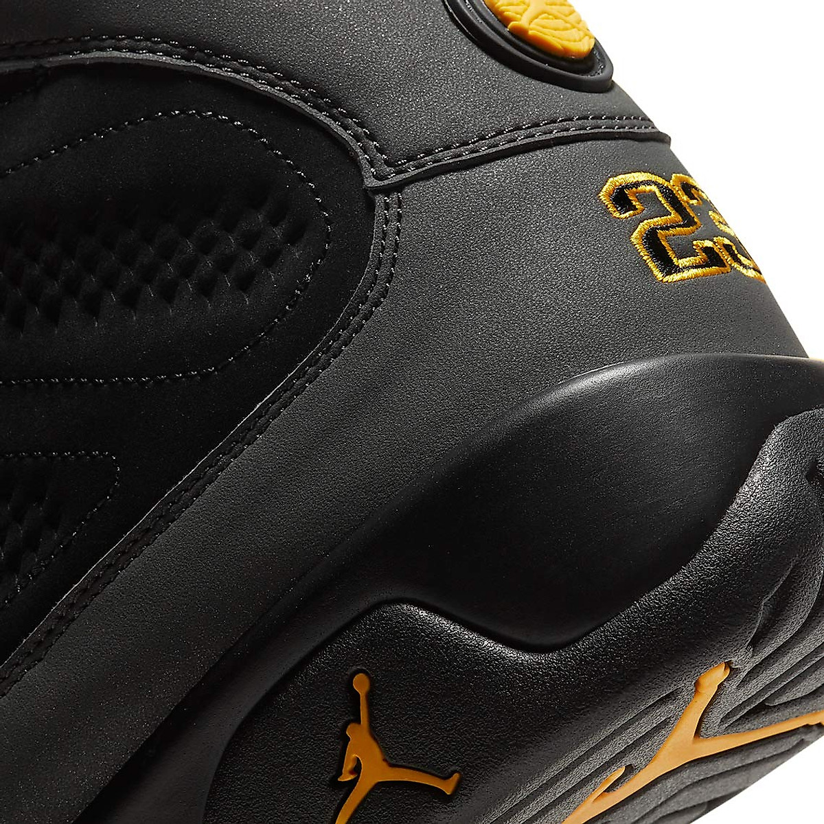 Men's Jordan 9 Retro Dark Charcoal Black/University Gold (CT8019 070) - 9.5