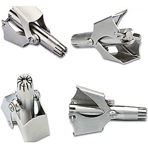 KongLam Stainless Steel Nose Hair Trimmer for Men - Easy to Use, Safe and Painless