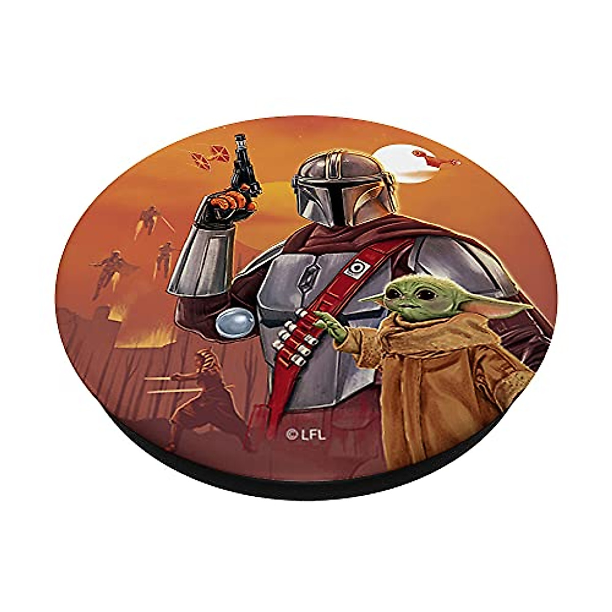 Star Wars: The Mandalorian & Grogu Space Western Exclusive PopSockets PopGrip: Swappable Grip for Phones & Tablets