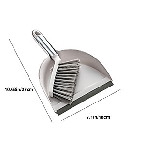 Lightning Deals of Today - Brush and Dustpan Set Dust Pan and Brush Set Clean Desktop Small Dustpan and Brush Set Desk Sweeping Household Combination Brush Handheld Broom and Dustpan Set