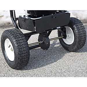 SaltDogg WB155BG Professional 100 lb Capacity Walk Behind Broadcast Salt Spreader, Steel Frame