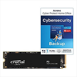 Crucial P3 4TB PCIe Gen3 3D NAND NVMe M.2 SSD, up to 3500MB/s - CT4000P3SSD8