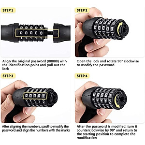 Bicycle Locks Heavy Duty Anti Theft Bike Lock Bike Lock Chain Combination,Bike Chain Lock Bicycle Locks,Bicycle Locks Heavy Duty Codes Cycle Chains,Cycling Moto Door Gate Fence