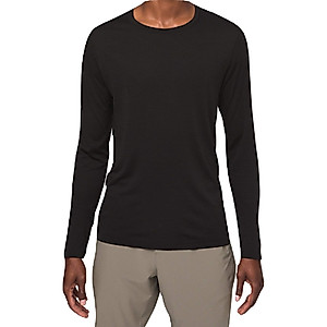 Lululemon Mens Metal Vent Tech Long Sleeve Shirt(Black, M)